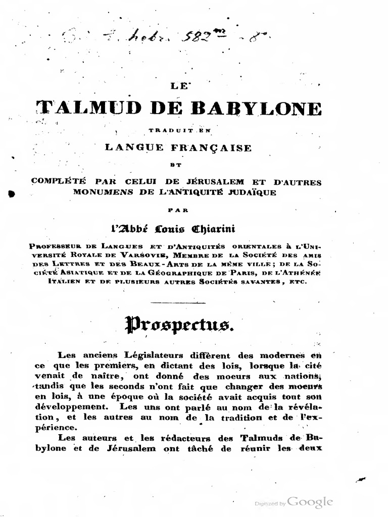 LeTalmud1 Text | PDF | Talmud | Judaïsme