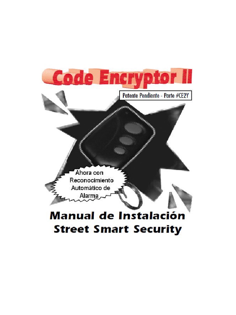 Instalación y Uso del Code Encryptor II | PDF | Control remoto | Teclado