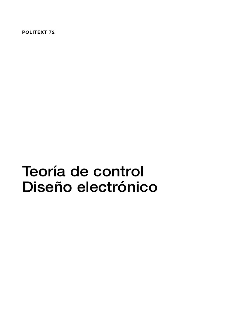 Teoria de Control | PDF