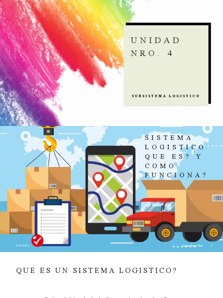 Unidad Nro. 4 Subsistema Logistico | PDF | Logística | Almacén