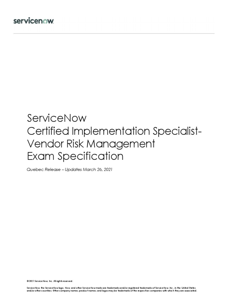 Blueprint Cis VRM | PDF | Multiple Choice | Information Technology