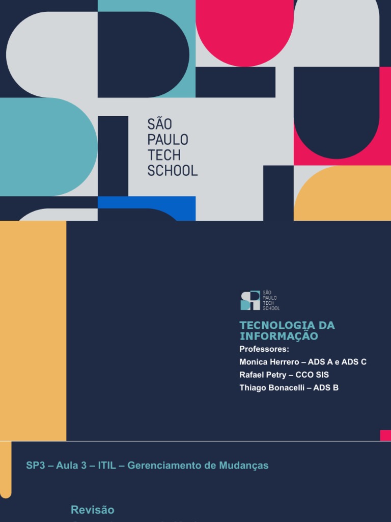 SP3_AULA_3_GMUD-FLUXOGRAMA_SIS | PDF | Tecnologia da Informação | Itil