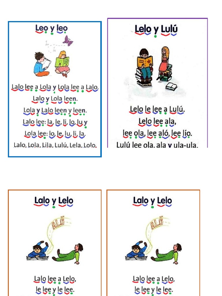 Letra L Lectura | PDF