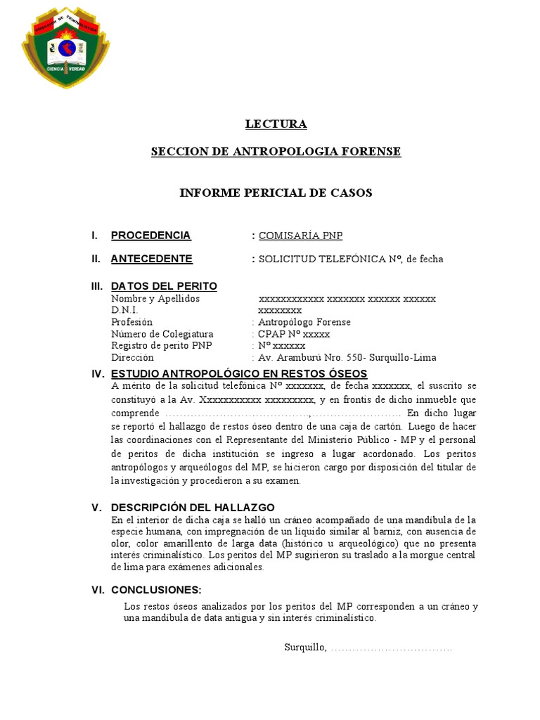 Lectura Medfor | PDF | Violación | Labios