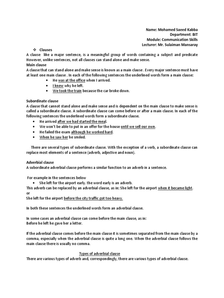 Coms Skills Assignment | PDF | Adjective | Adverb