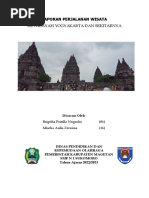 CONTOH LAPORAN STUDY TOUR KE YOGYAKARTA Kelompok 1 | PDF