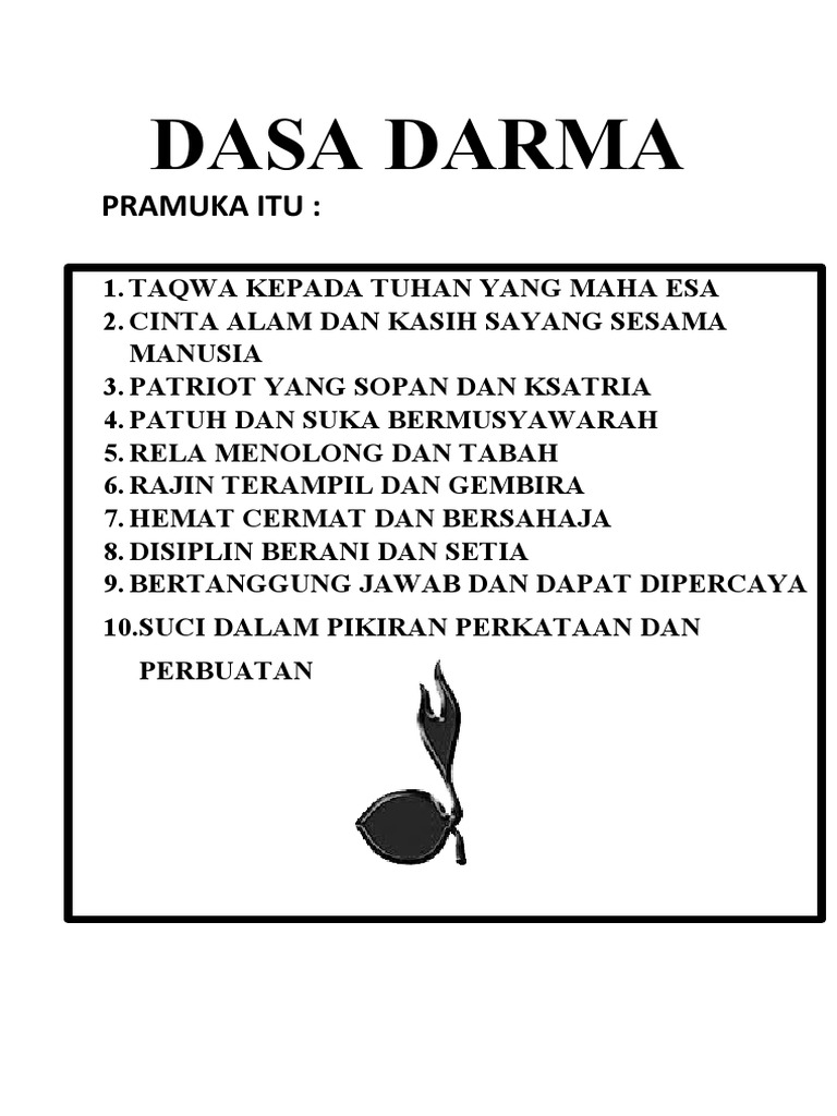 Dasa Darma | PDF