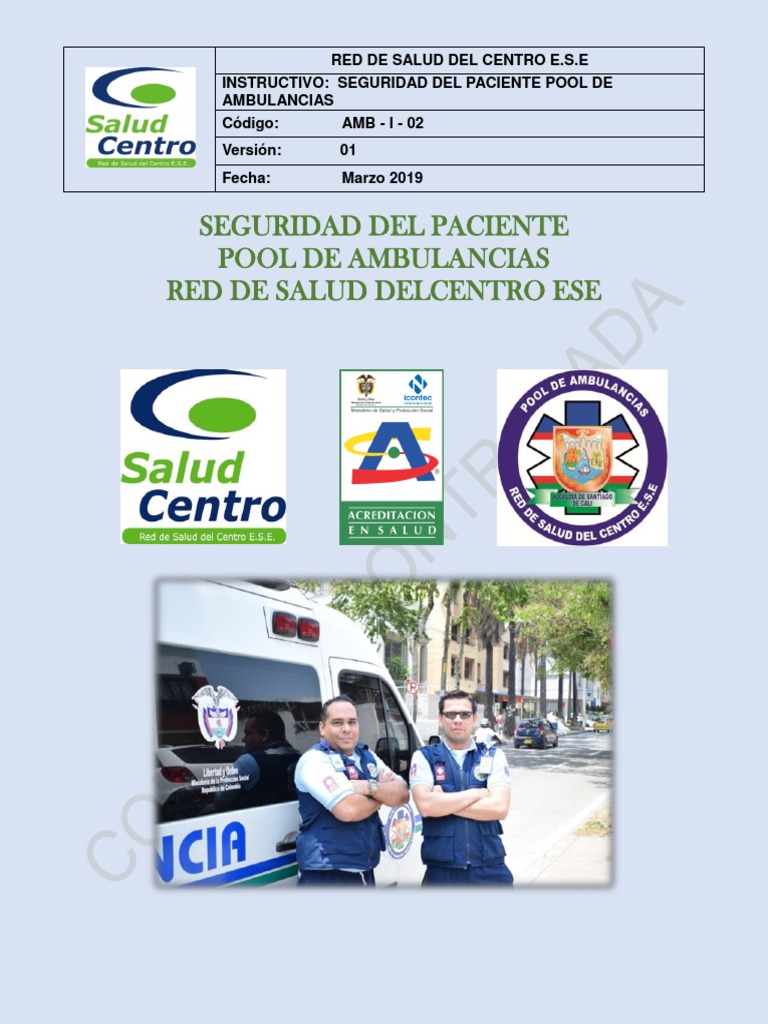 Amb - I - 02 Seguridad Del Paciente - Ok | PDF | Medicina ...