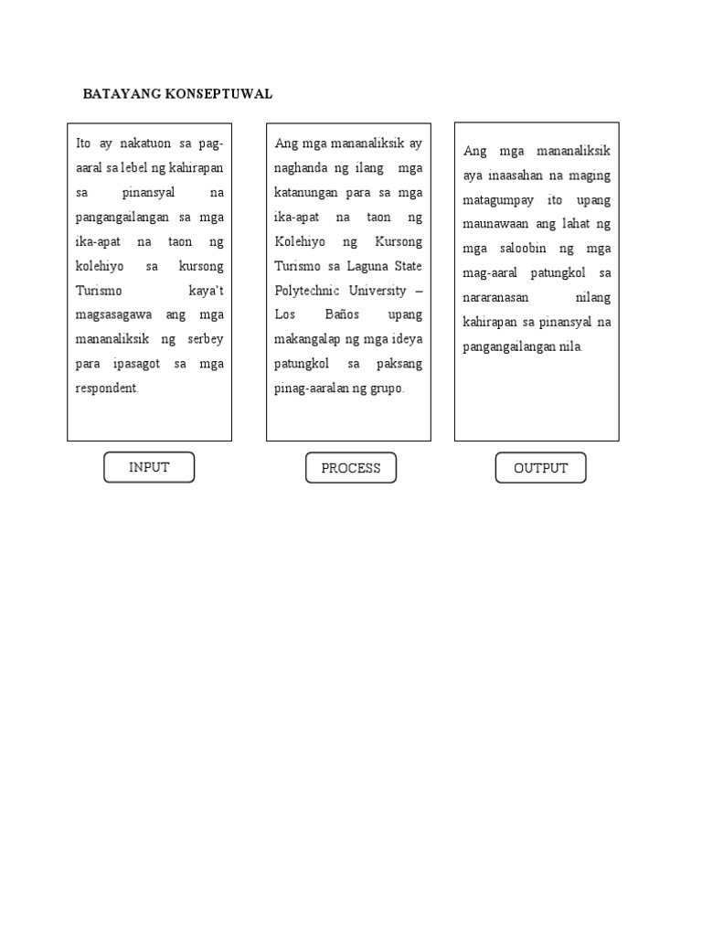 Batayang Konseptuwal | PDF