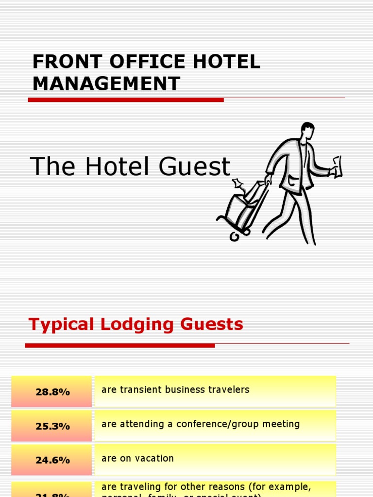 Front Office Hotel Management | PDF | Hotel | Market Segmentation