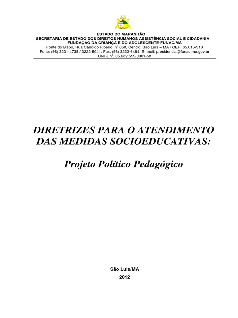 Projeto Político Pedagógico Da FUNAC Versão Atualizada | PDF