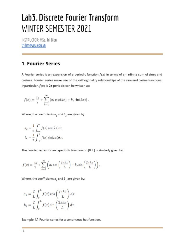 Lab 3 DSP. Discrete Fourier Transform | PDF | Discrete Fourier Transform | Spectral Density