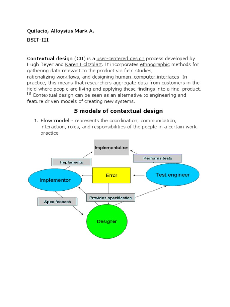 Contextual Design | PDF