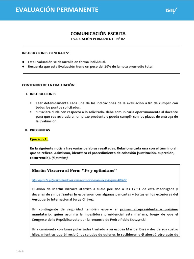 1286 - Evaluación Permanente 02 | PDF