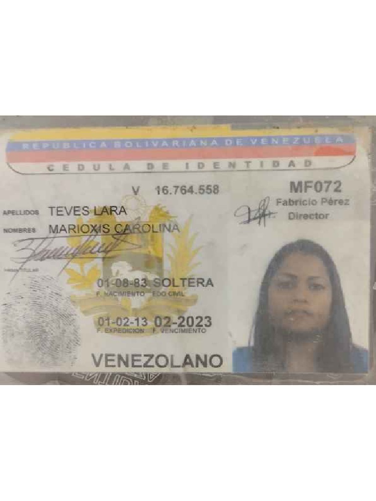 Cédula Venezolana | PDF