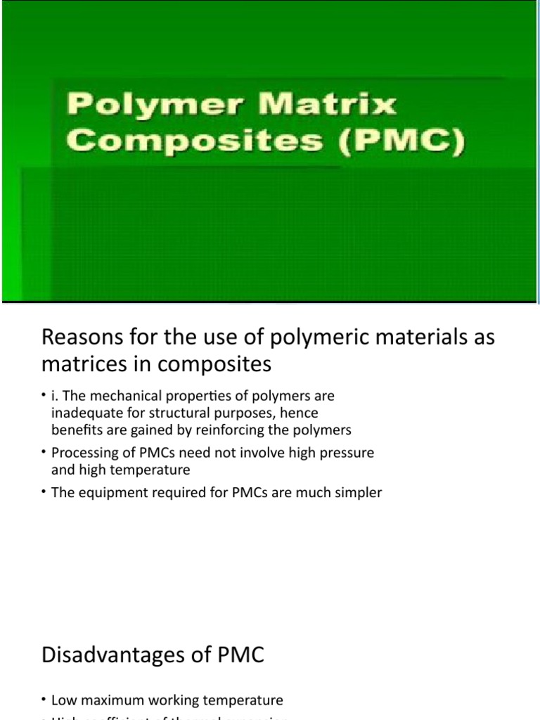 Polymer Matrix Composites Overview | PDF | Epoxy | Thermoplastic