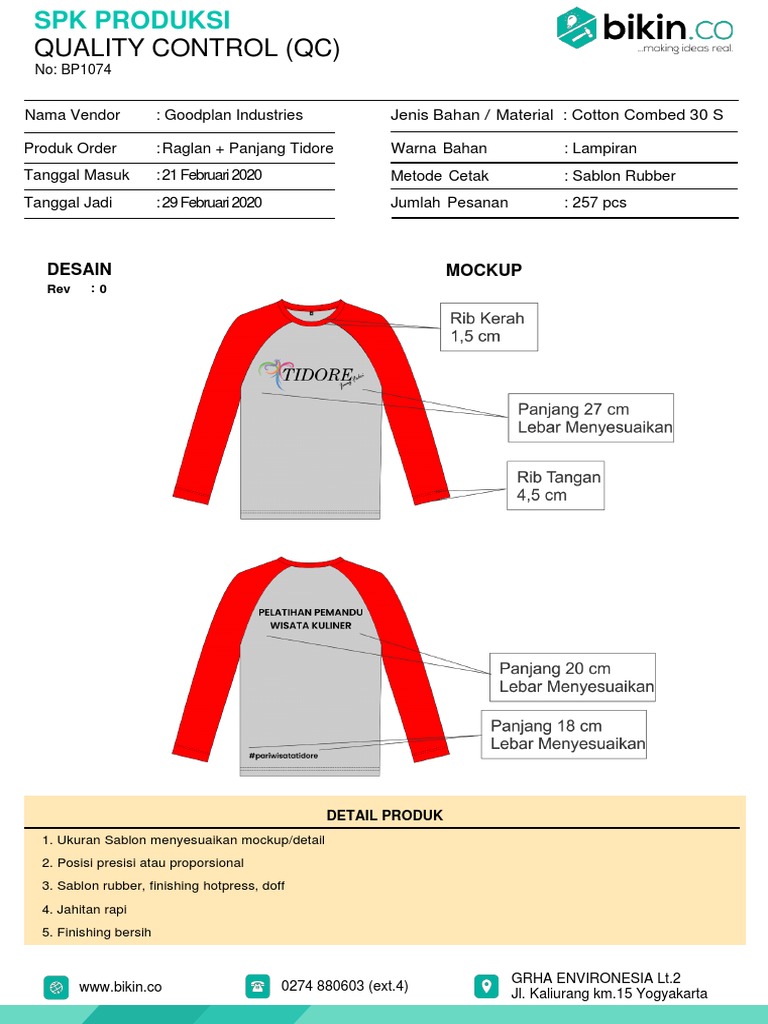 Desain Kaos Tidore | PDF