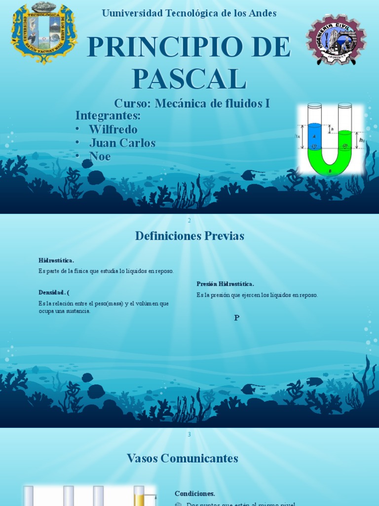 Principio de Pascal 2 | PDF | Presión | Líquidos