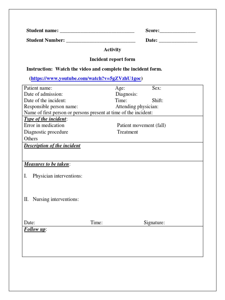 Documentation Activity | PDF | Patient | Diseases And Disorders