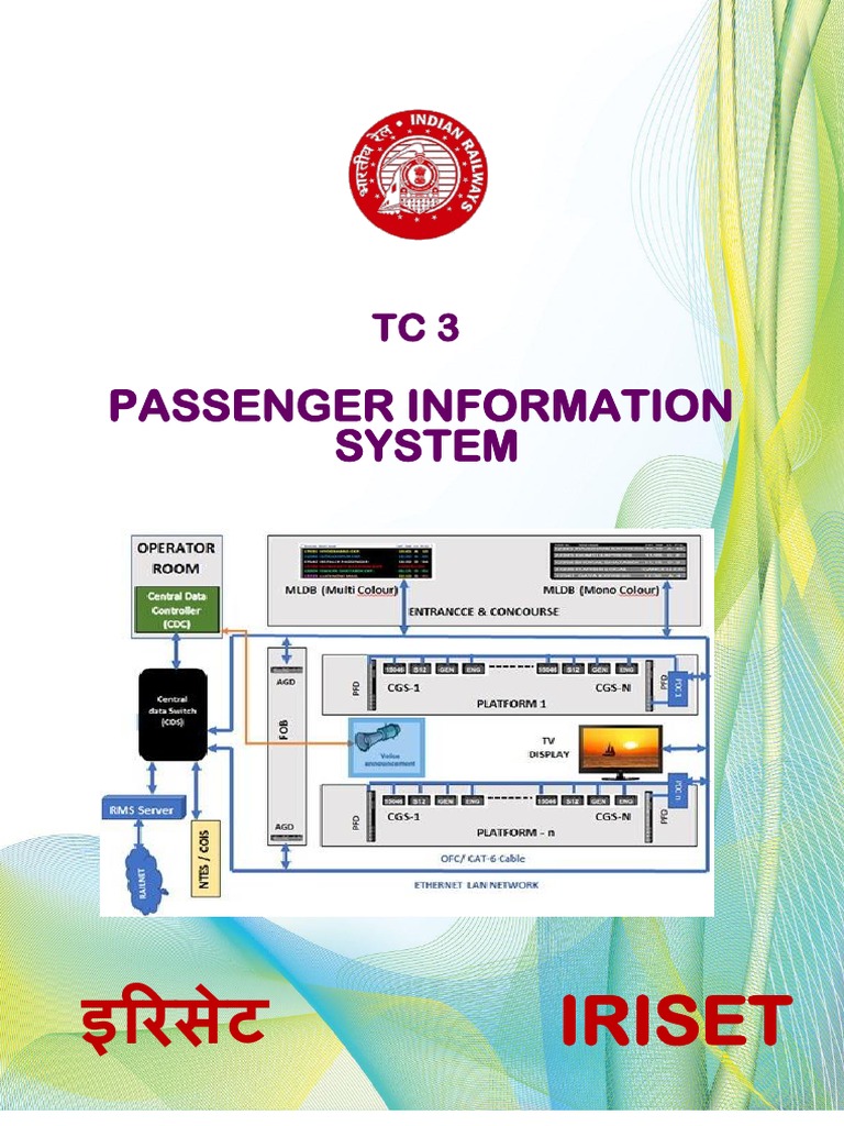 Passenger Information System: इरिसेट Iriset | PDF | Touchscreen ...