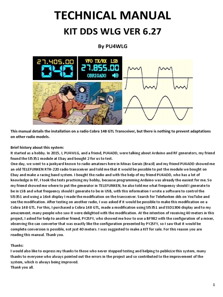 6.27 English Converting Your CB Radio With Dds Kit. | PDF | Amplifier ...