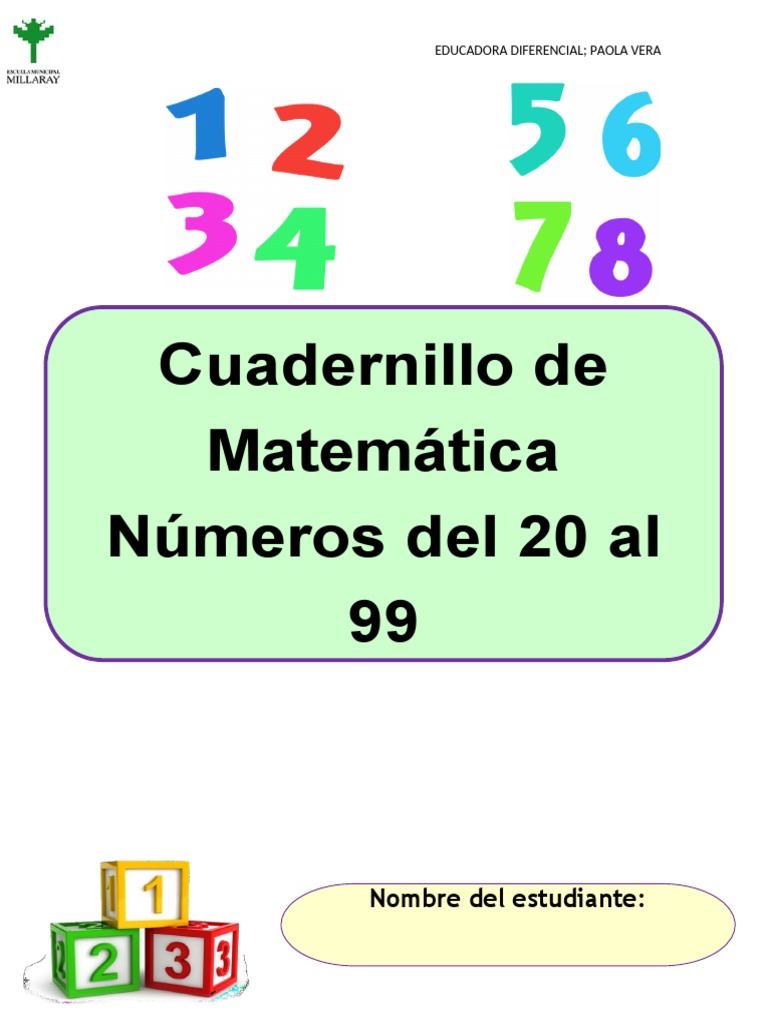 Cuadernillo Matematica | PDF