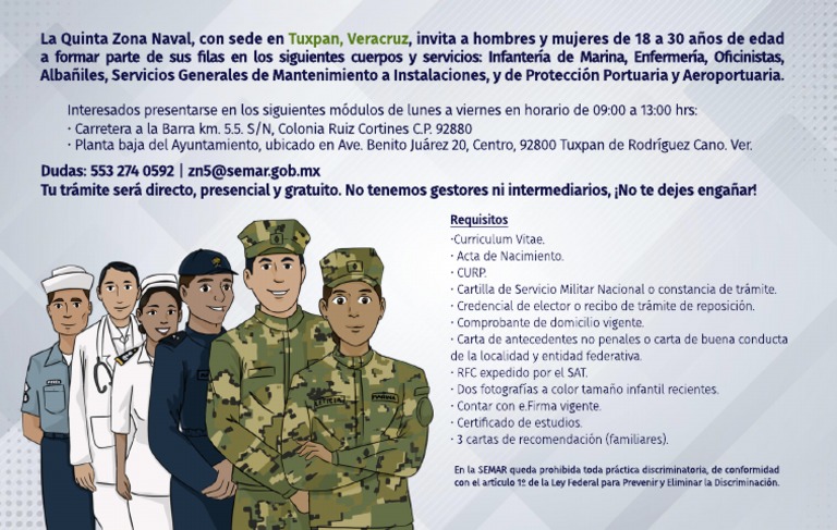 Convocatoria para la Quinta Zona Naval | PDF