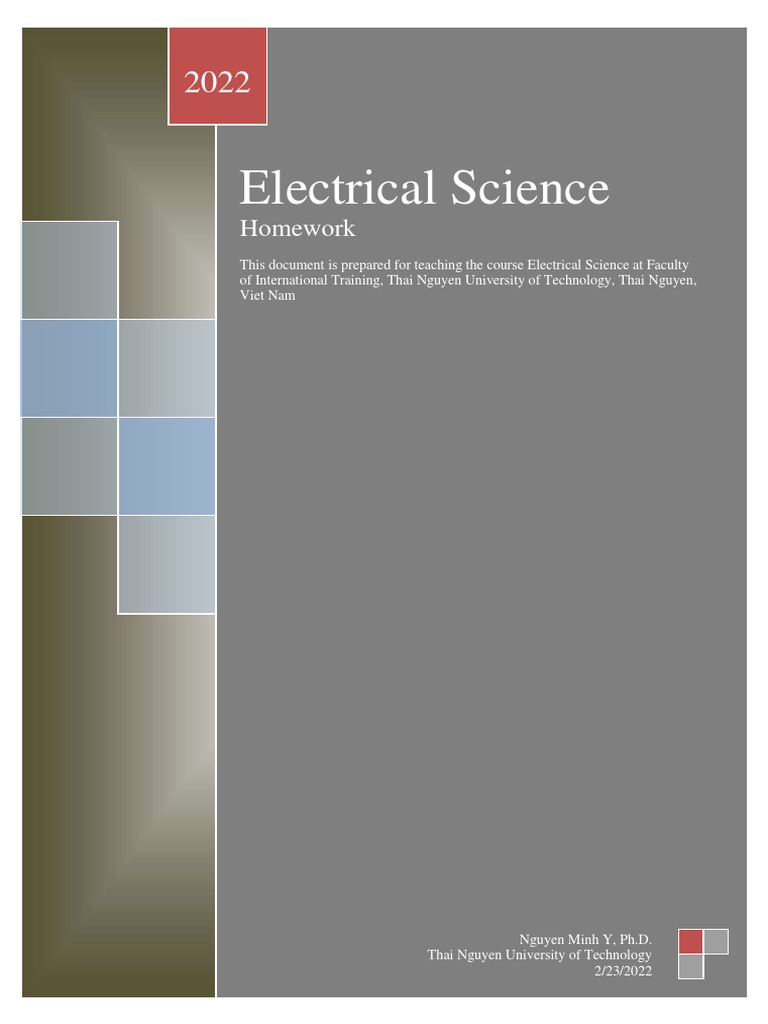 (GEE001) Homework | PDF | Capacitor | Electrical Network