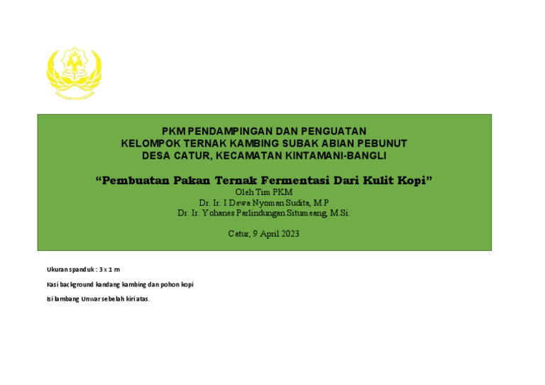 Spanduk PKM 2023 | PDF