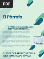Definición y Elementos del Párrafo | PDF | Oración (Lingüística)