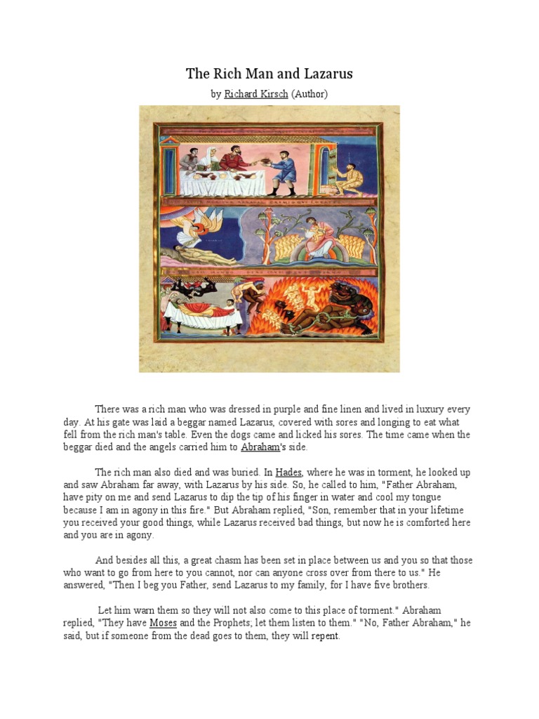The Rich Man and Lazarus | PDF