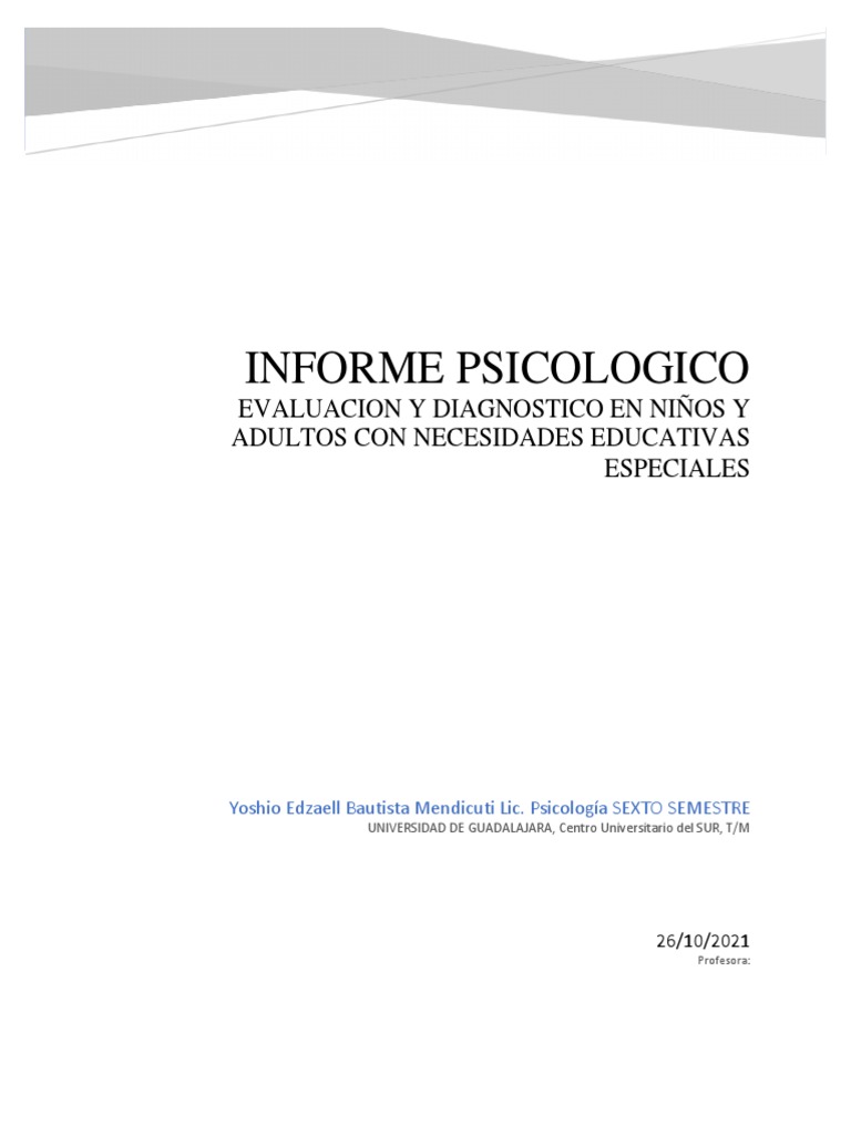 Informe y Pruebas | PDF