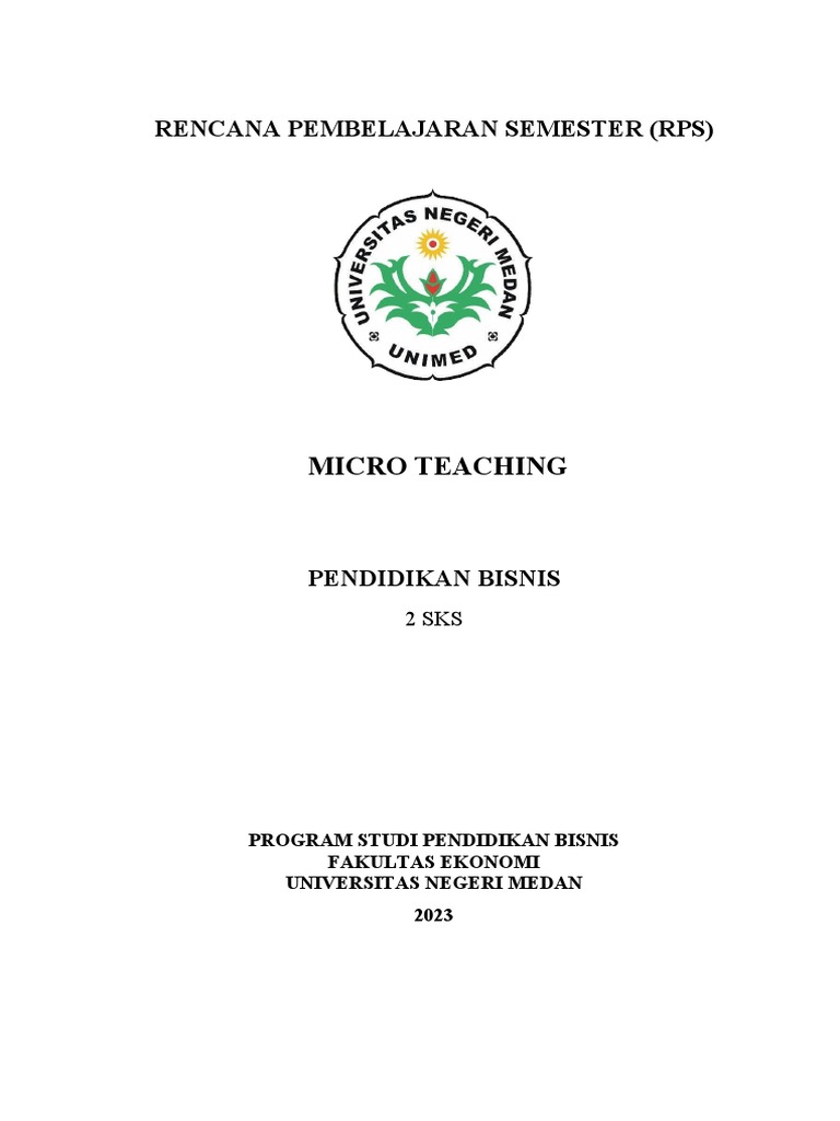 RPS Microteaching 2022. OK | PDF | Karier & Perkembangan