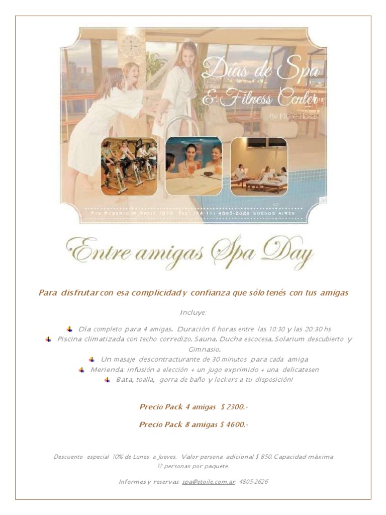 Day Spa Entre Amigas | PDF