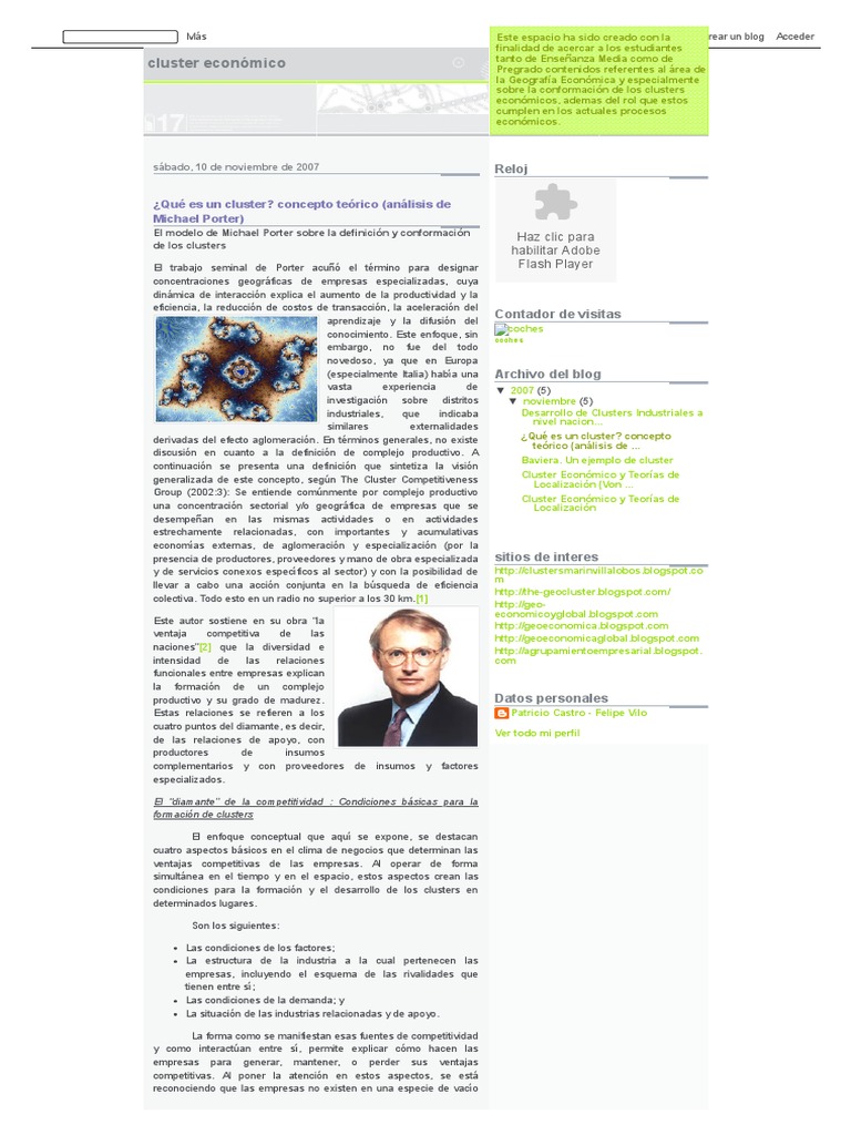 Cluster Económico - ¿Qué Es Un Cluster - Concepto Teórico (Análisis de ...