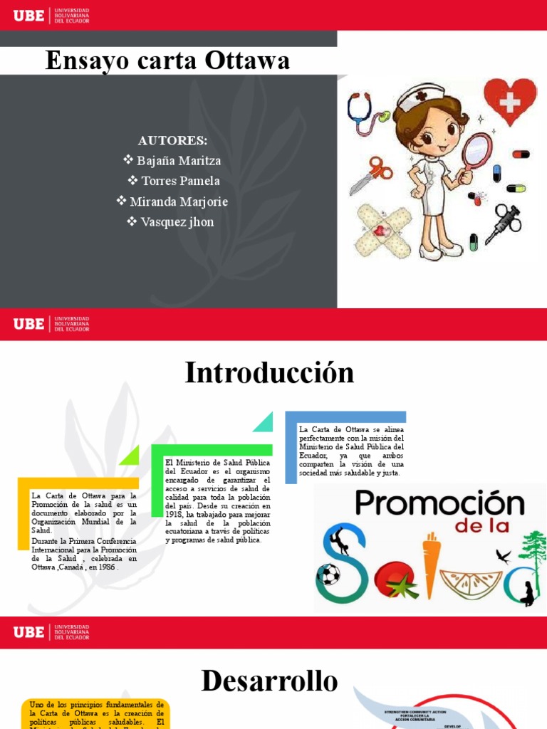 Carta de Ottawa-6 | PDF | Promoción de la salud | Ecuador