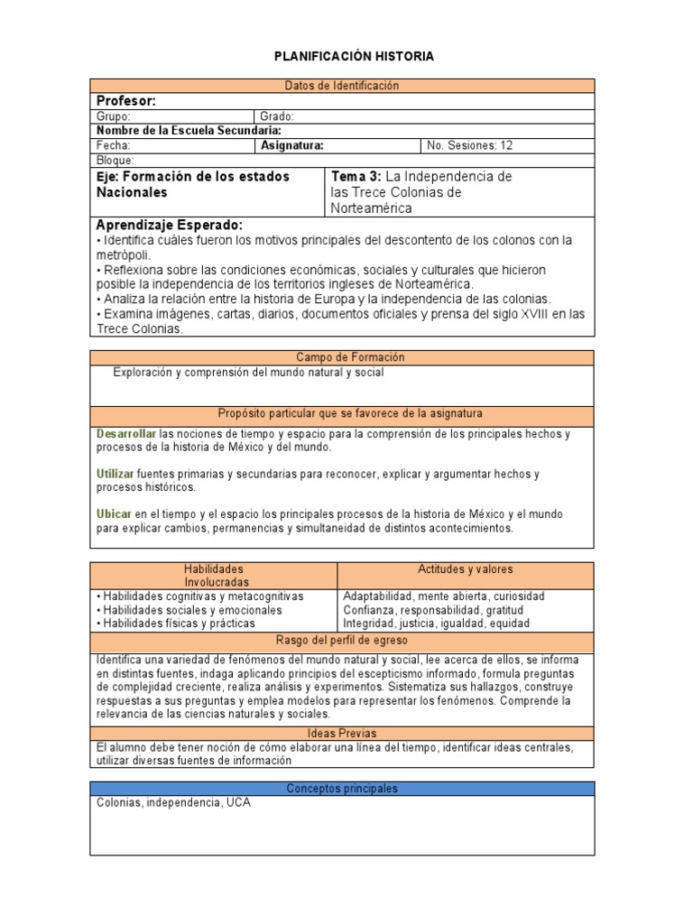 Tema 3 UCA 13 Colonias | PDF | Evaluación | Aprendizaje