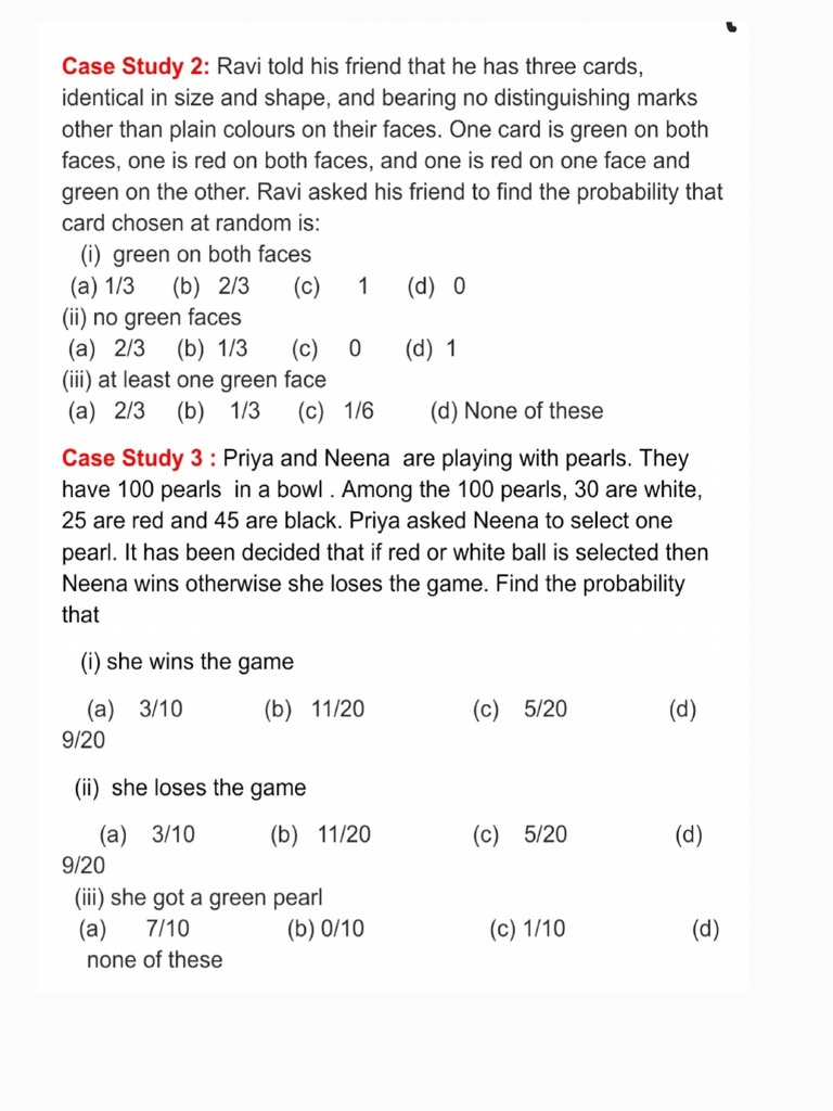 Sample Paper Case Study | PDF