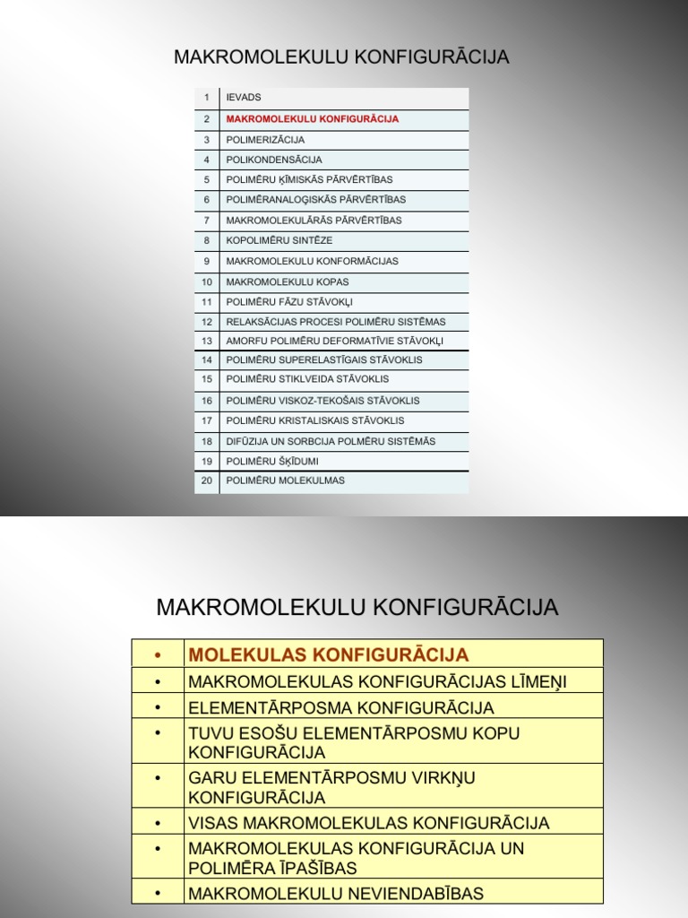 2 Makromol Konfigur PKFK | PDF
