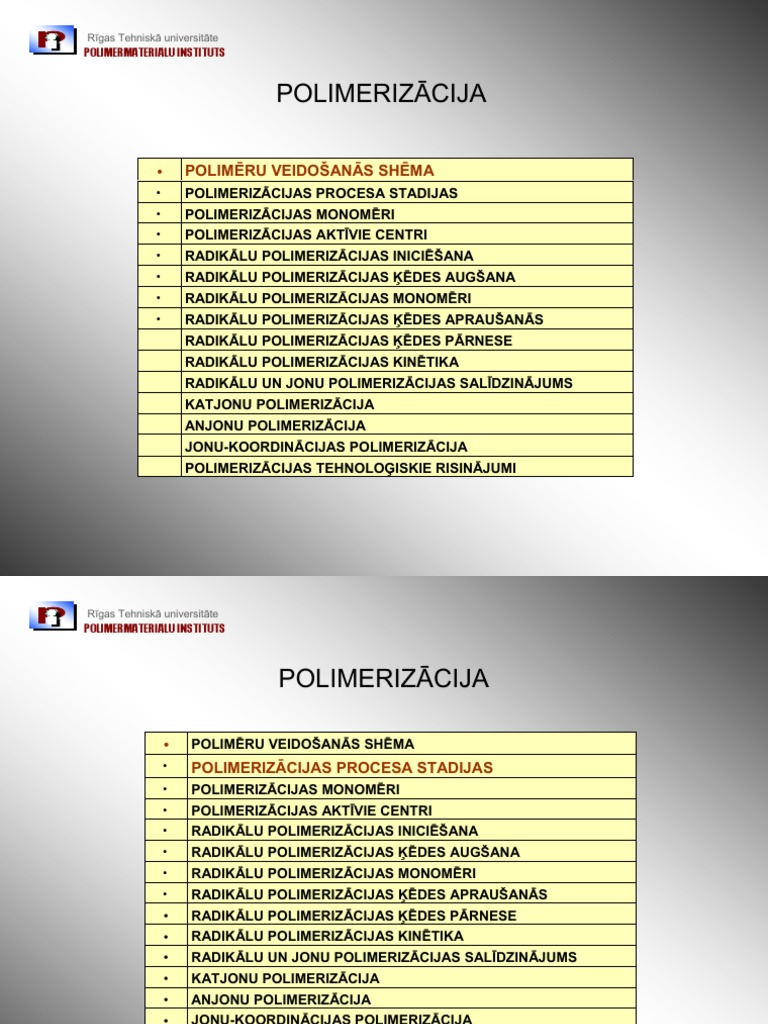 3 Polimerizacija PKFK | PDF