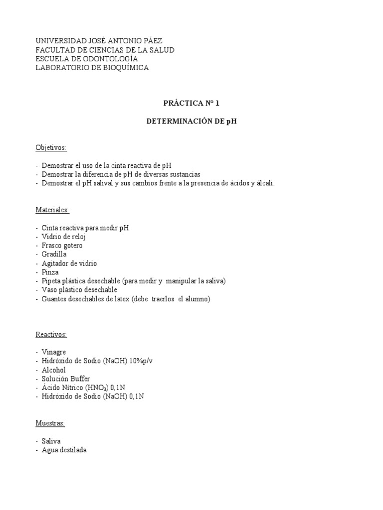 Guíalab Bioquímica | PDF | Hidróxido de sodio | Fructosa