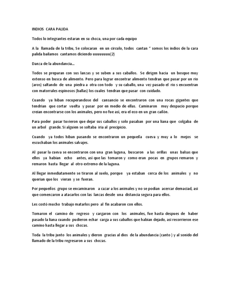 Indios Cara Palida | PDF