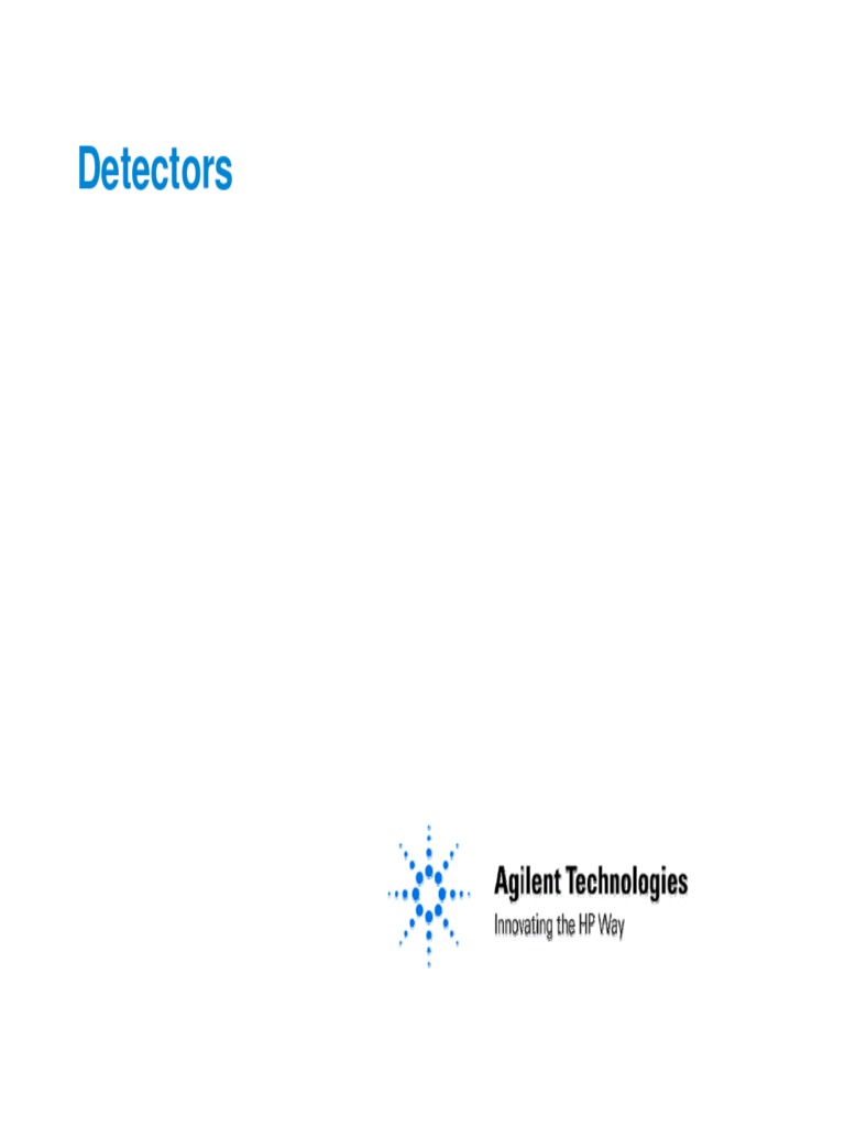 Gc Detectors 1684602058 Pdf Mass Spectrometry Gas Chromatography