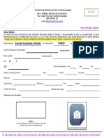 Formulario para IRTRA | PDF