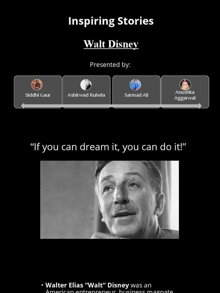Walt Disney | PDF | Walt Disney | The Walt Disney Company