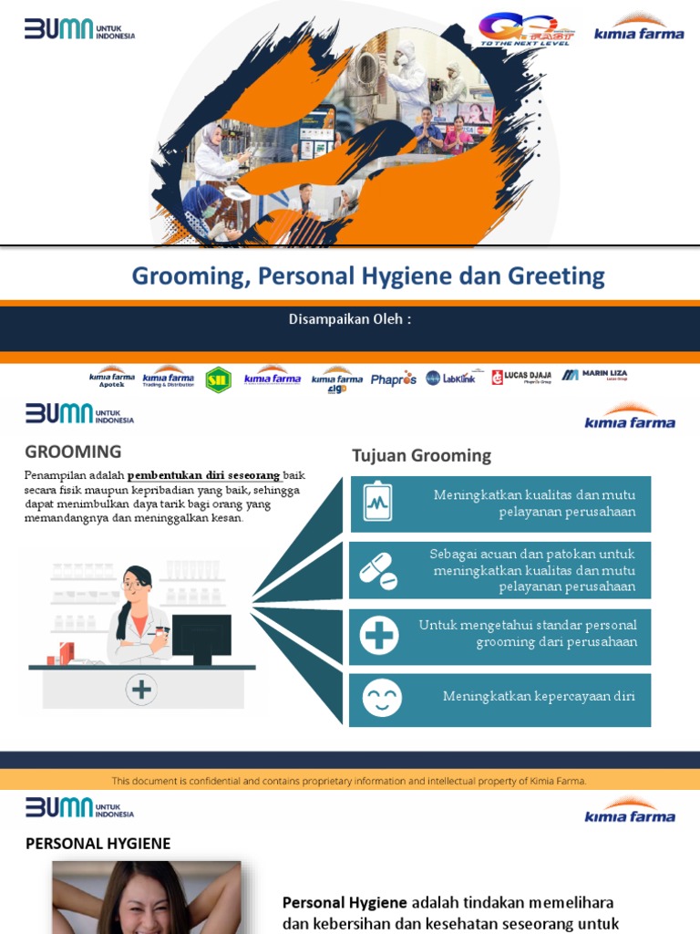 Grooming, Personal Hygiene, Dan Greeting - KFA | PDF