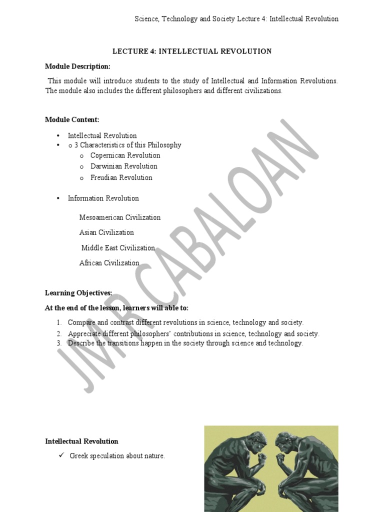 Intellectual Revolutions in History | PDF | Id | Heliocentrism