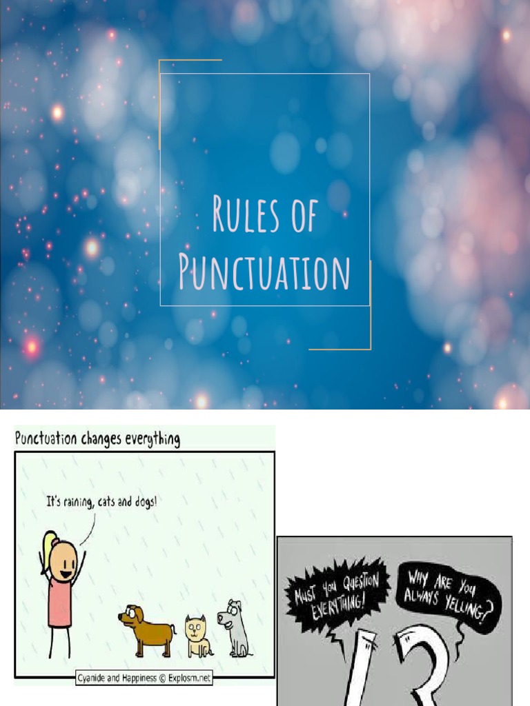 Essential Rules of Punctuation | PDF | Home & Garden | General Fiction