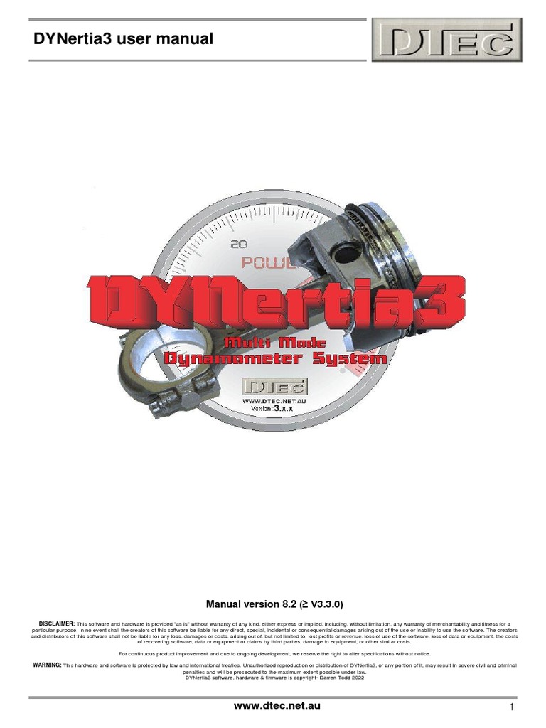 DYNertia3 Manual | PDF | Computer File | Computing