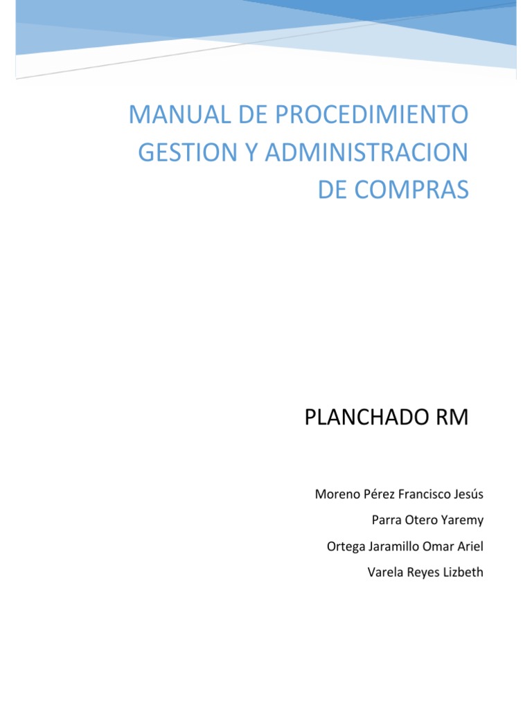 Manual COMPRAS | PDF